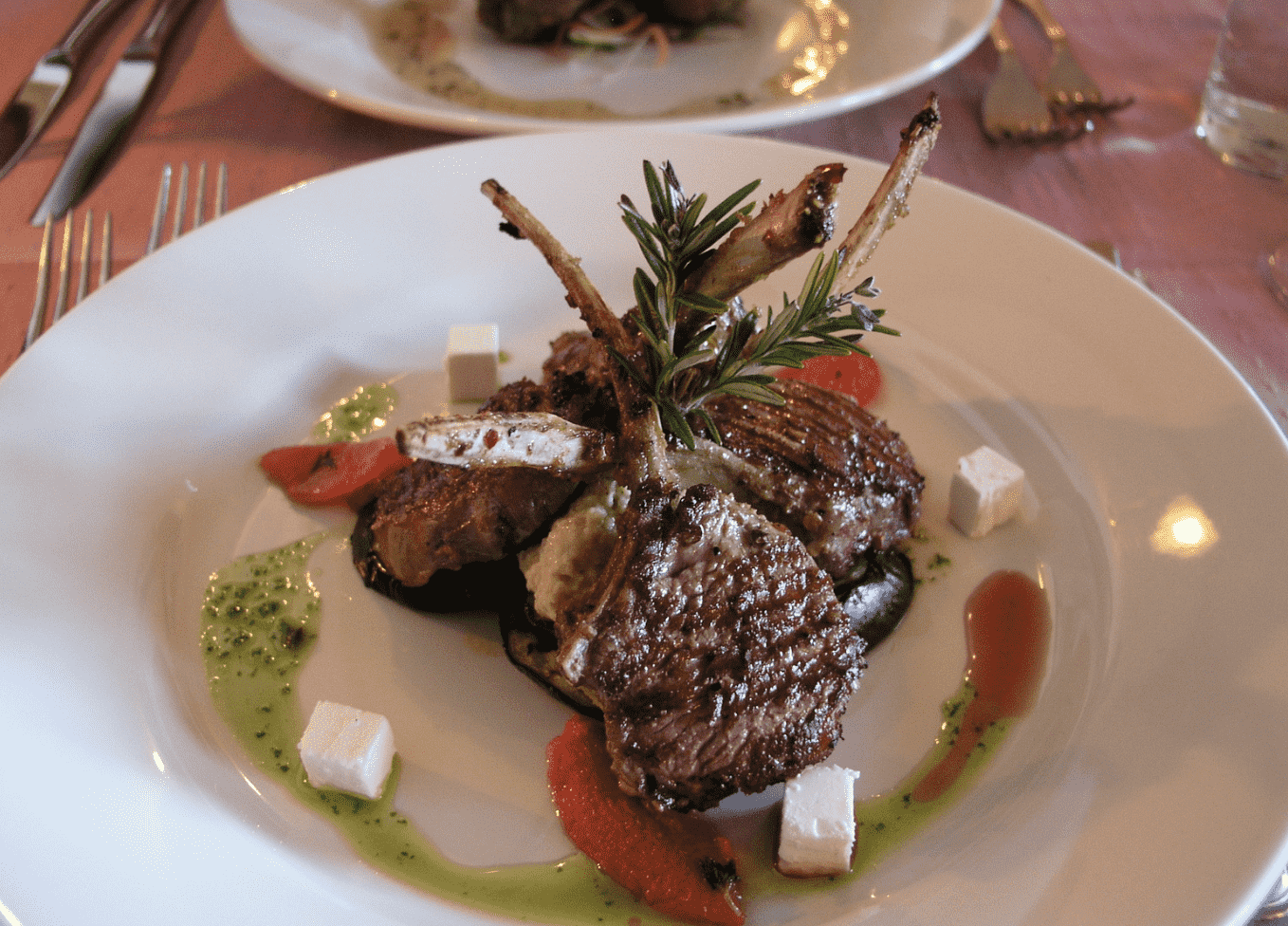 Mediterranean Lamb Cutlets with Eggplant - Manettas Seafood Market